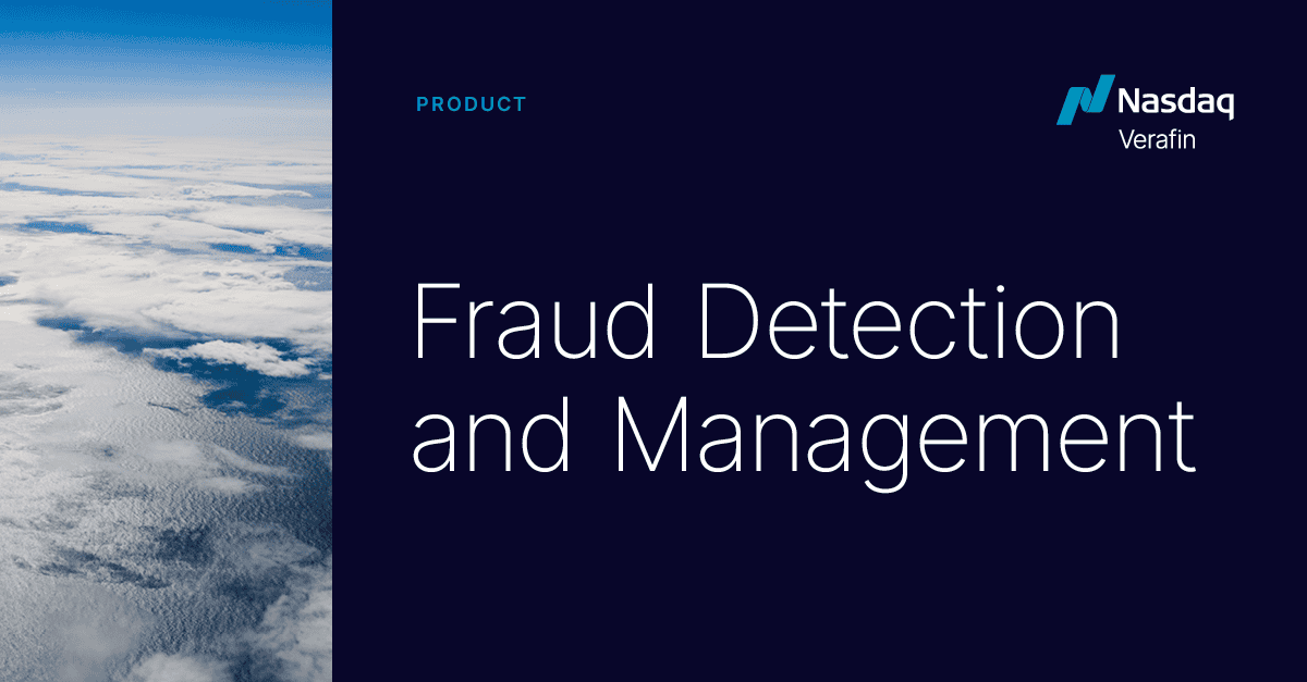 Fraud Detection Solutions: Verafin's Real-Time Fraud Prevention