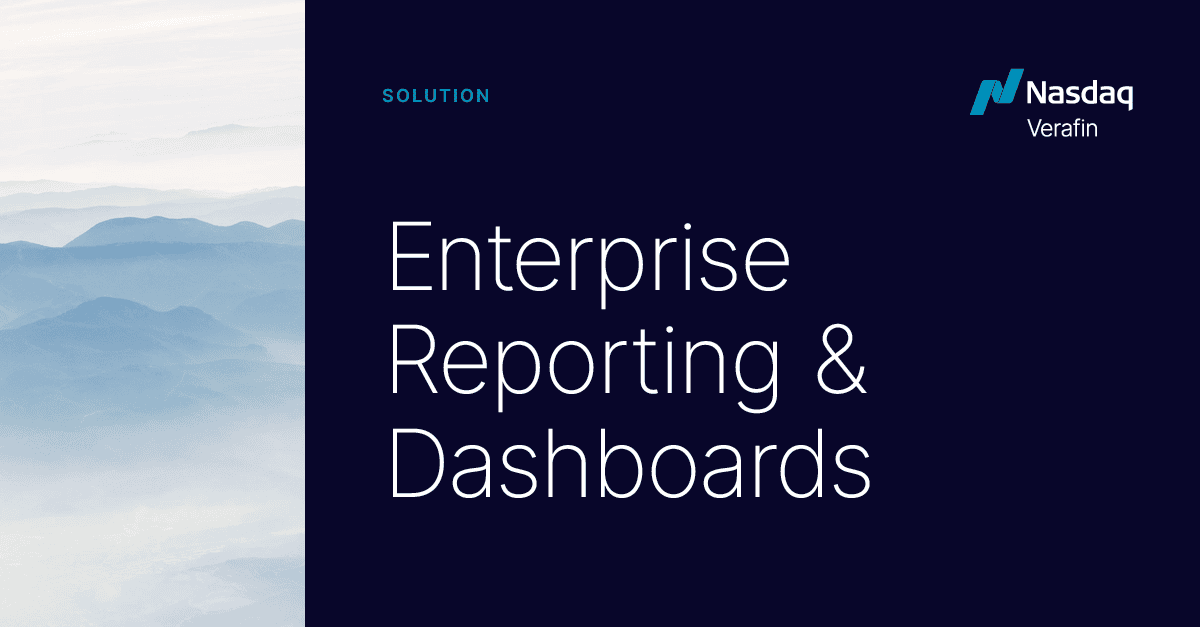 Enterprise Reporting & Dashboards Solution: Streamlining your Data Insights