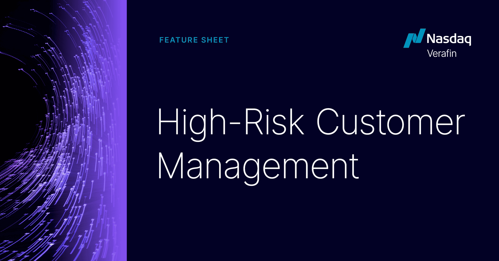 High-Risk Customer Management - Nasdaq Verafin