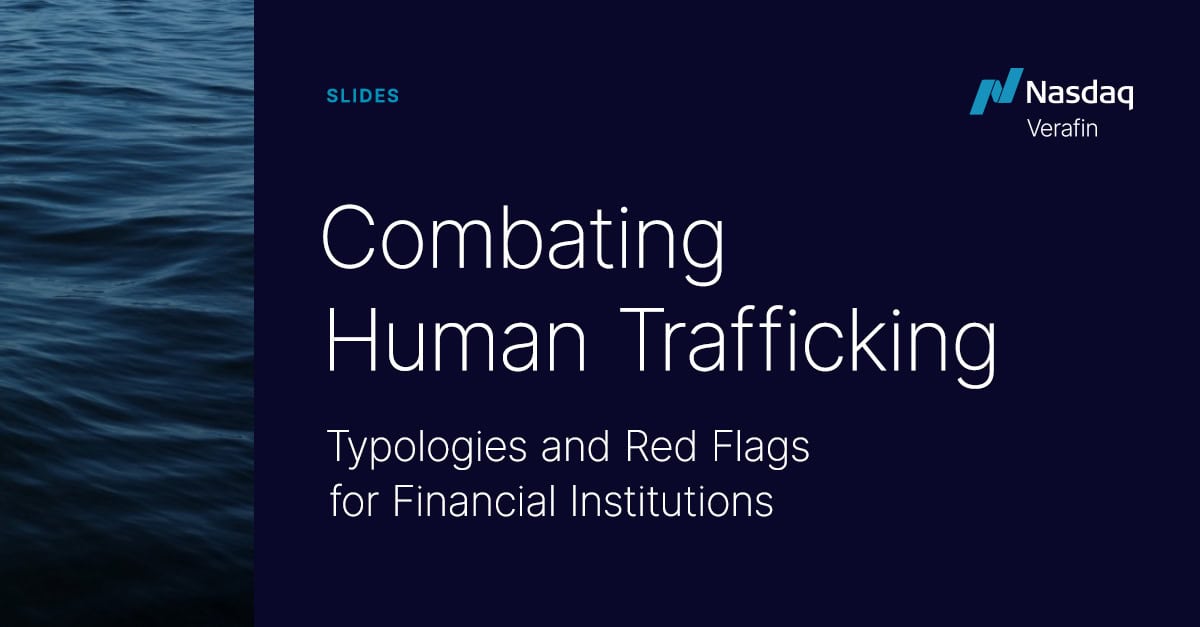 Combating Human Trafficking: Typologies and Red Flags for Financial ... Combating Human Trafficking: Typologies and Red Flags for Financial ...