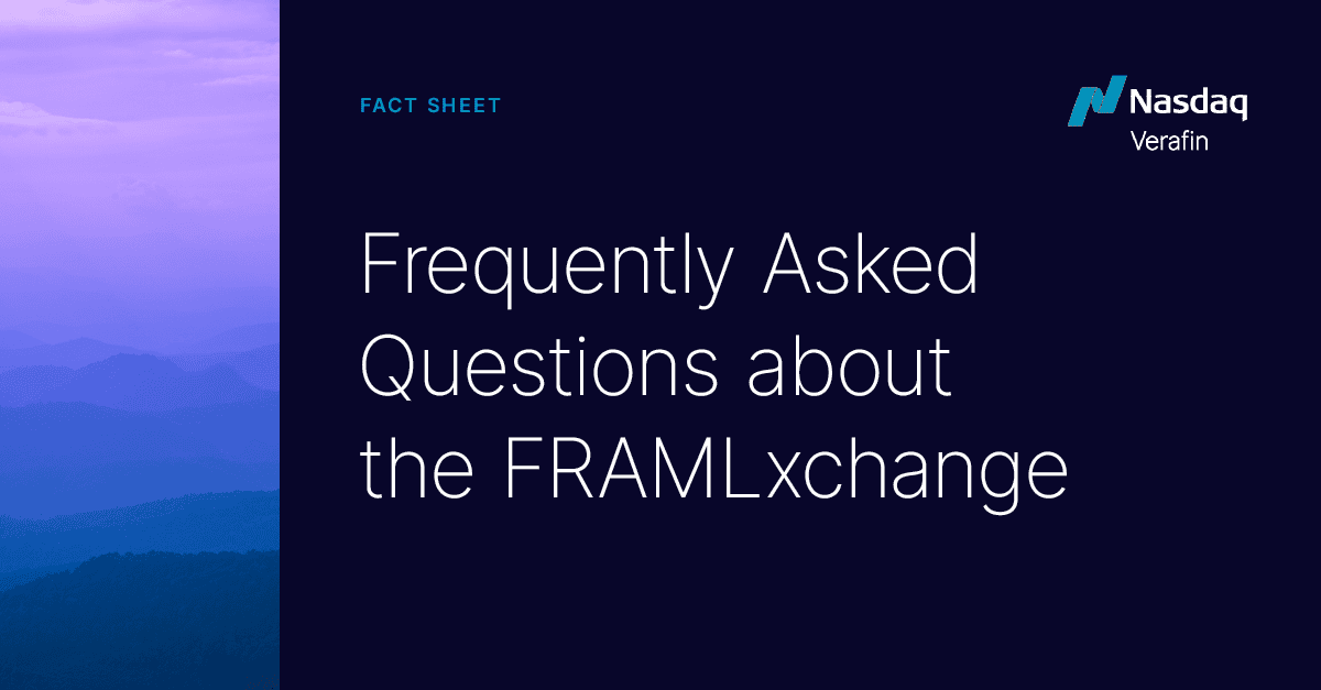 Frequently Asked Questions about the FRAMLxchange