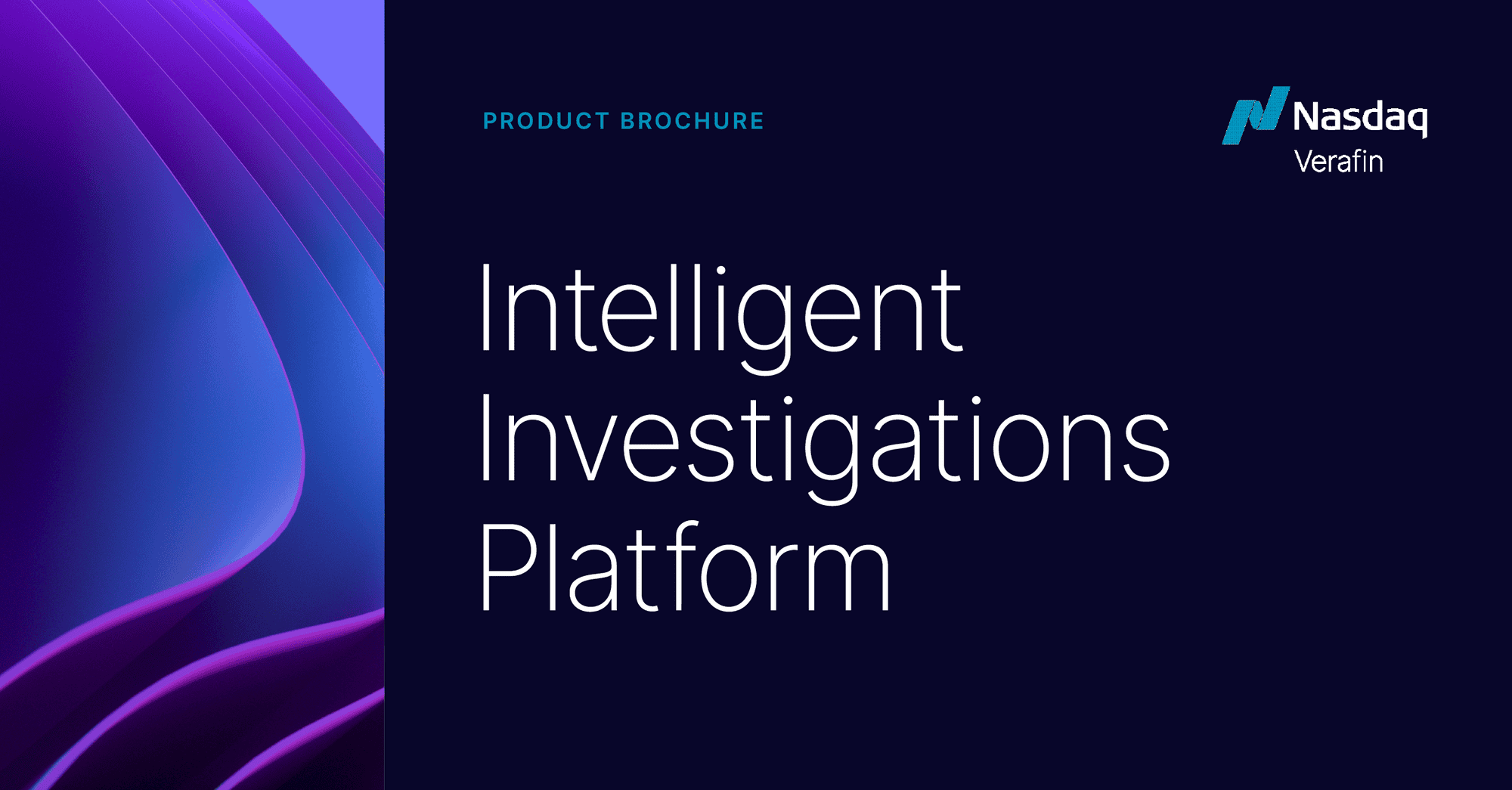 Intelligent Investigations Financial Crime Management Platform
