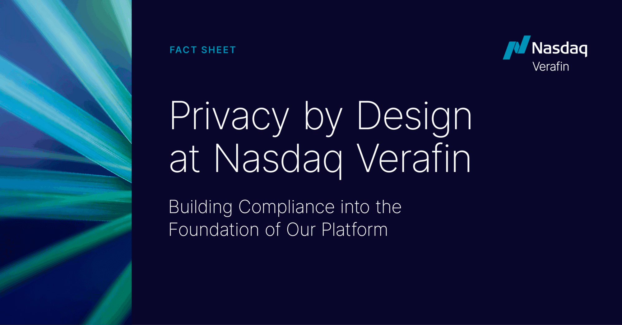 Privacy by Design at Nasdaq Verafin - Nasdaq Verafin